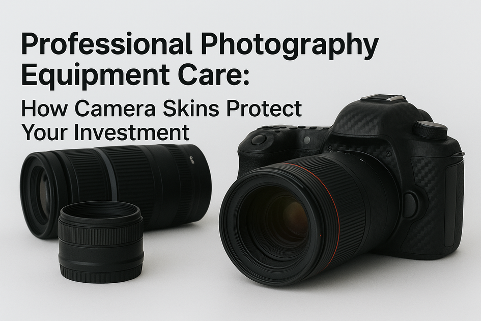 Professional Photography Equipment Care: How Camera Skins Protect Your ...